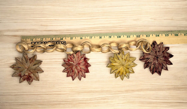 Daisy Chain Fling Toy -Natural Fruit-Flavored Palm Leaf Chew Toy for R ...